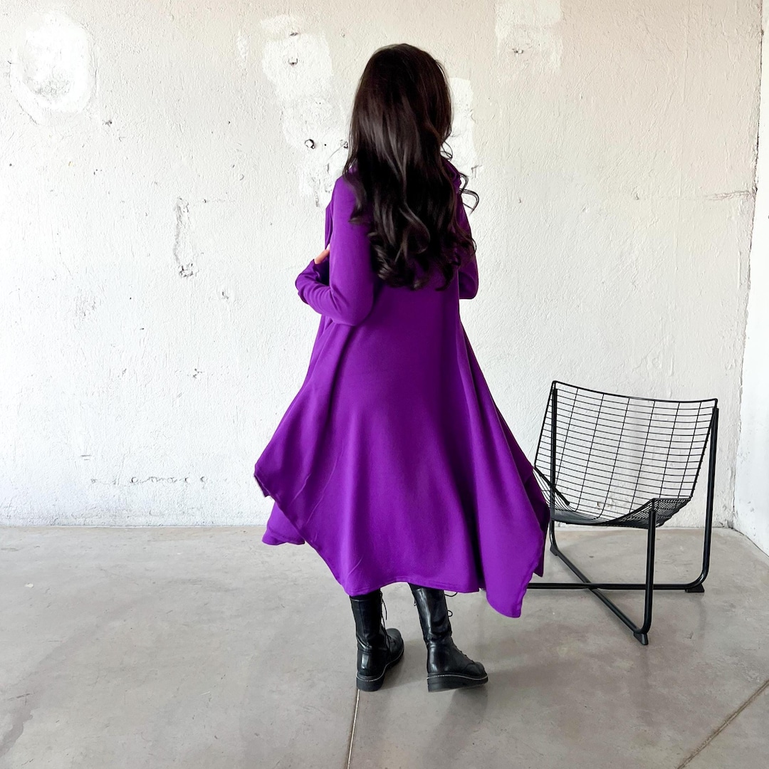 Wizard Hooded Cloak, Long Medieval Cloak, Asymmetrical Witch Cape, Maxi ...