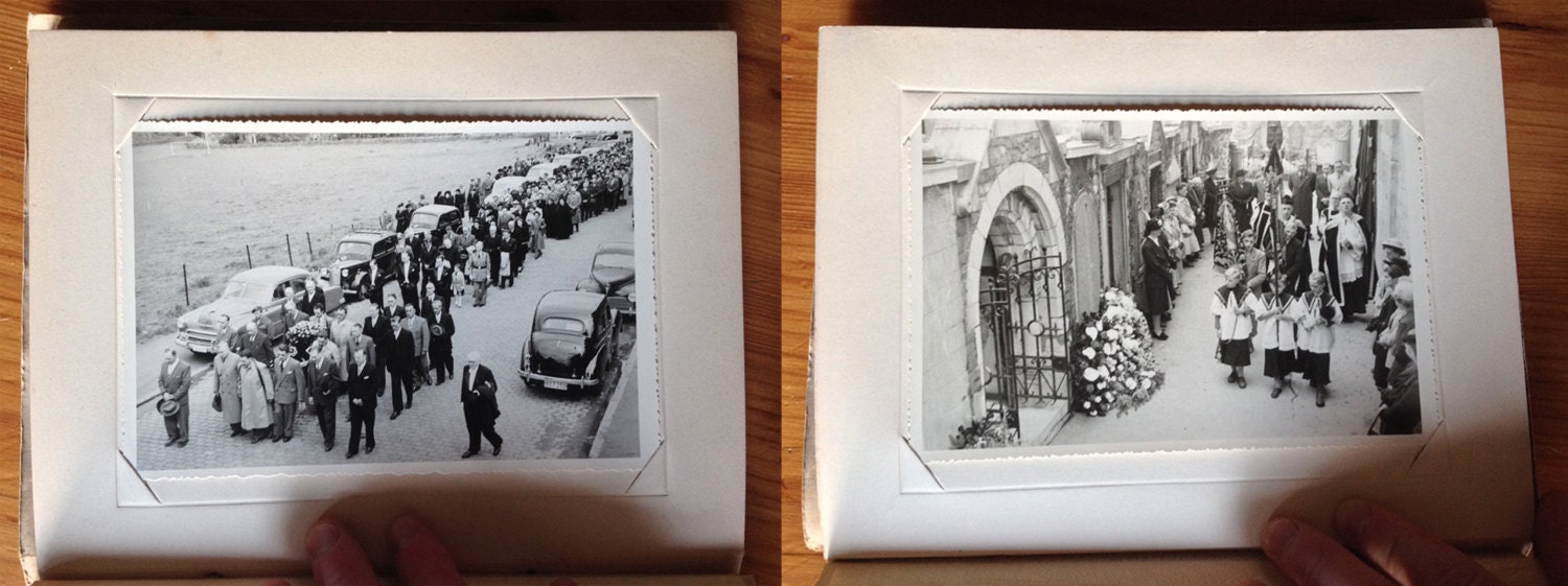 Fancy Funeral 1950s Vintage Photo Album Funeral Reportage - Etsy