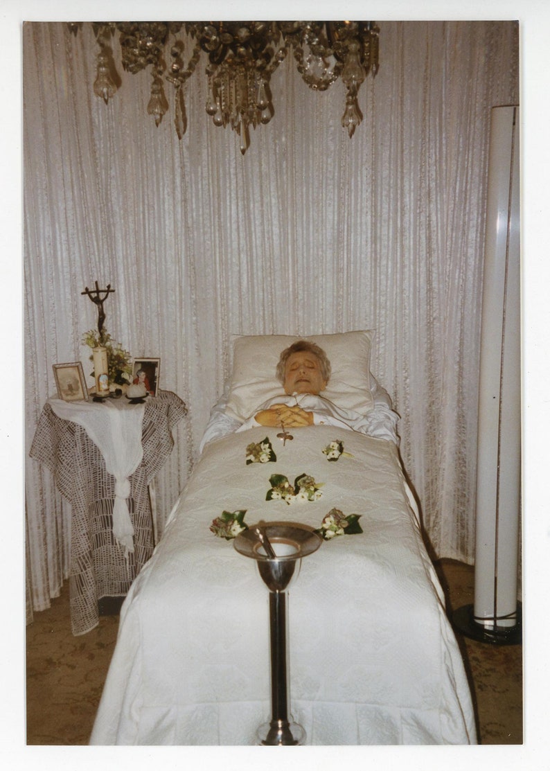 Vintage Photo 'lady Post Mortem' Photos of Deceased Woman Laid Out ...