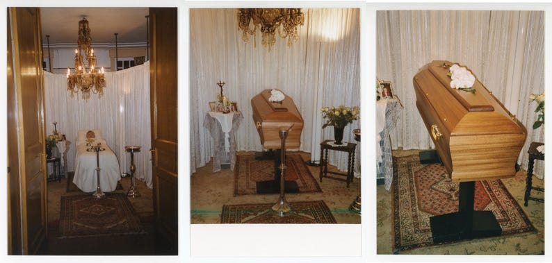Vintage Photo 'lady Post Mortem' Photos of Deceased Woman Laid Out ...