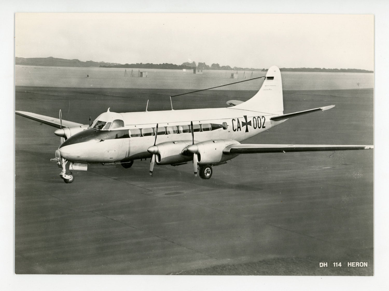 DH.114 Heron German Airforce Aircraft British Aviation Original Vintage ...