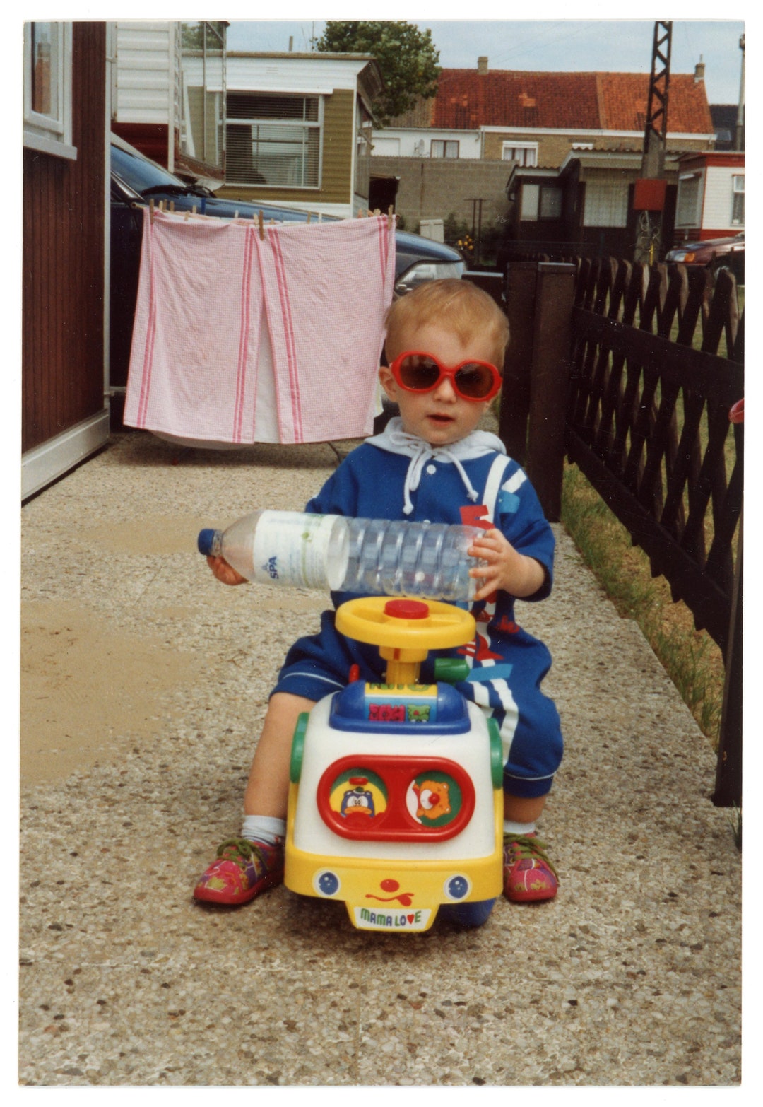 Vintage Photo Easy Rider, Kids Children Childhood, Play Toys Outdoors ...