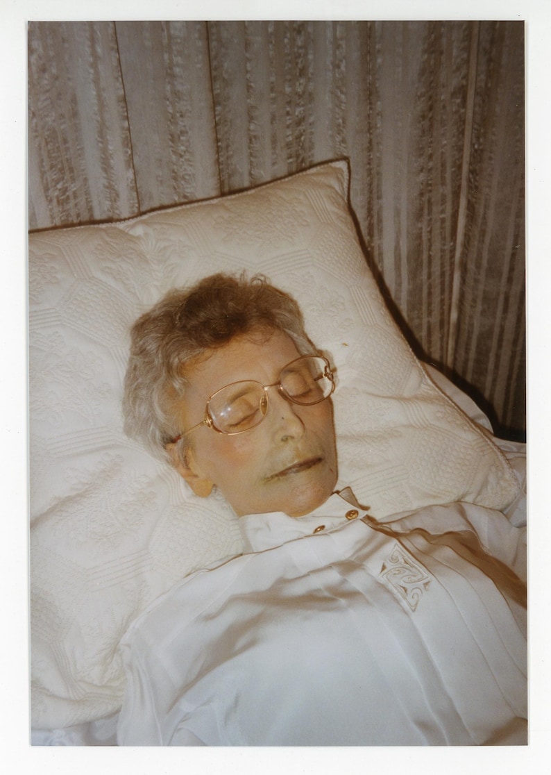 Vintage Photo 'lady Post Mortem' Photos of Deceased Woman Laid Out ...