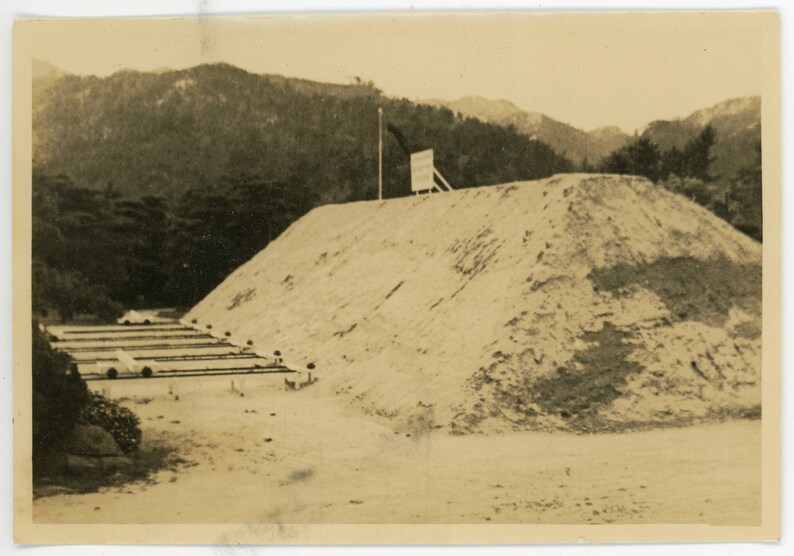 Vintage Photo 'dirt Mound' Vernacular Snapshot, Landscape, Shooting ...