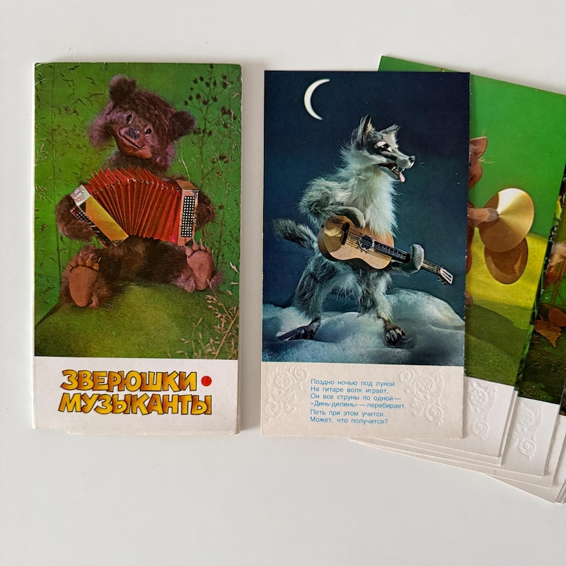 Russian Postcards - Etsy