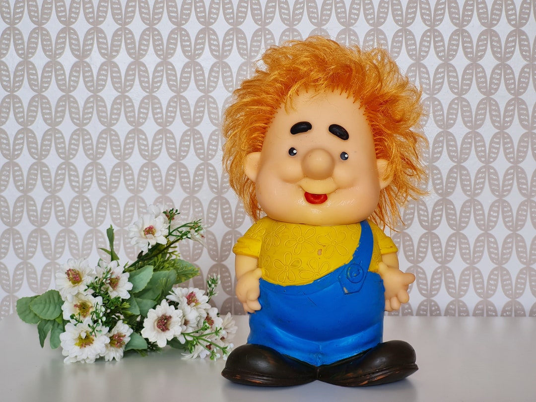 Carlson, Soviet Vintage Rubber Toy, Collectible Toy, Cartoon Character ...