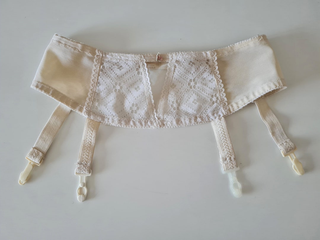 Garter Belt Soviet Vintage Women's Lingerie Women's Underwear White ...