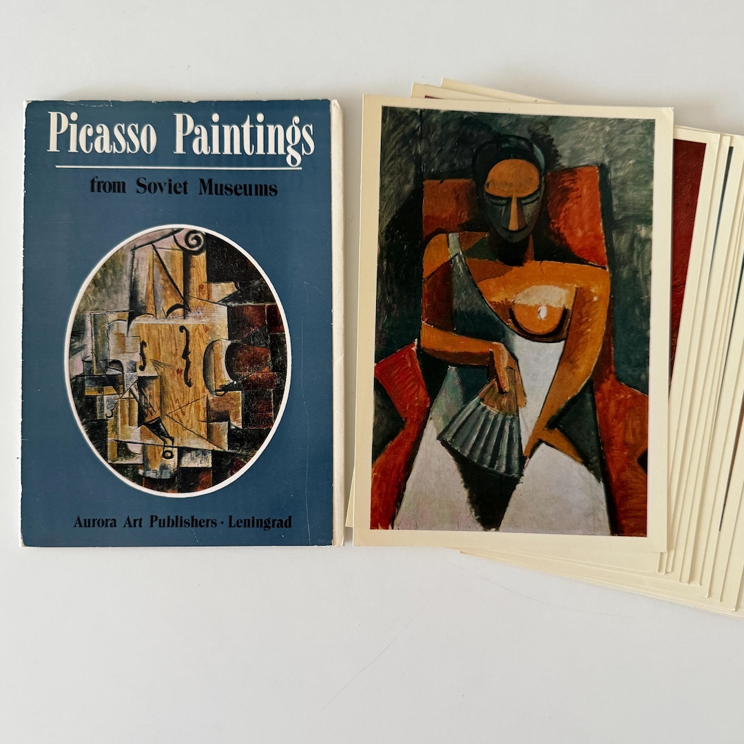 Picasso, Vintage Postcard Set, Paintings, Art Pictures, Soviet Vintage ...