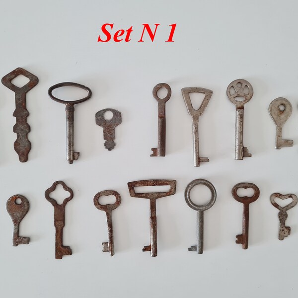 Old Skeleton Keys - Etsy
