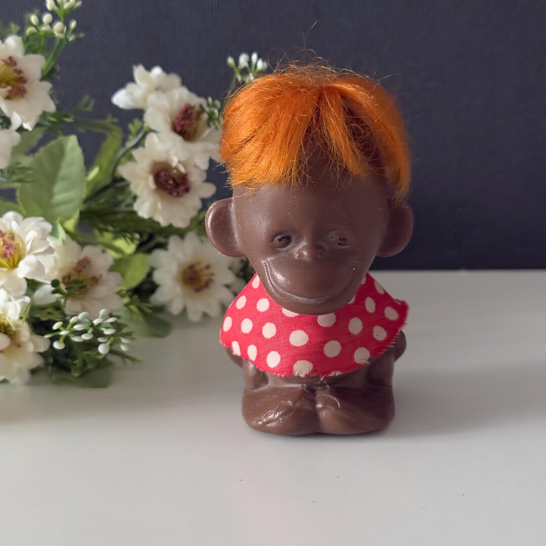 Little Monkey, Soviet Vintage Plastic Toy, Small Funny Toy USSR 1970s ...
