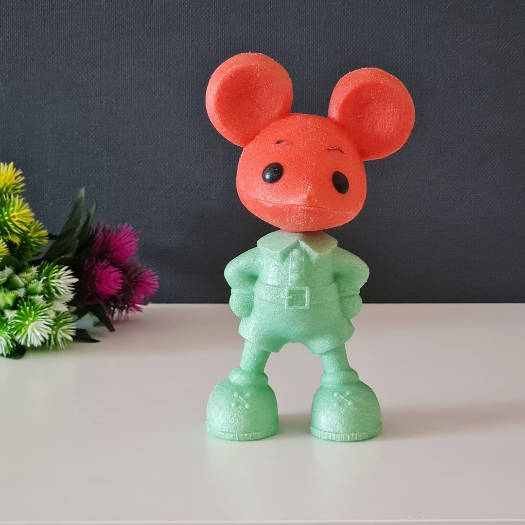 Rare Soviet Vintage Plastic Toy, Mouse, USSR Toy 1970s, Cartoon ...