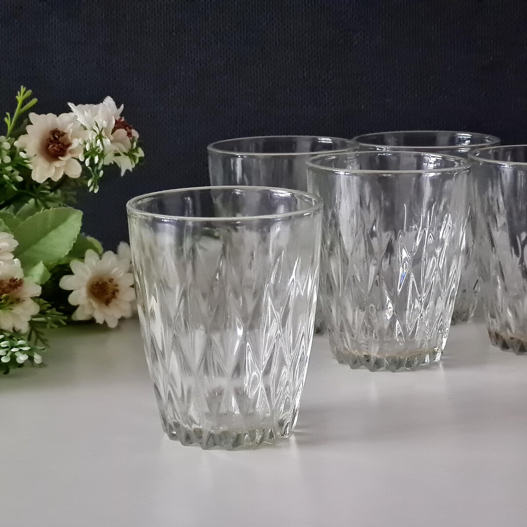 Set of 5 Vintage Soviet Glasses 150 Ml, Soviet 1960s Tableware - Etsy