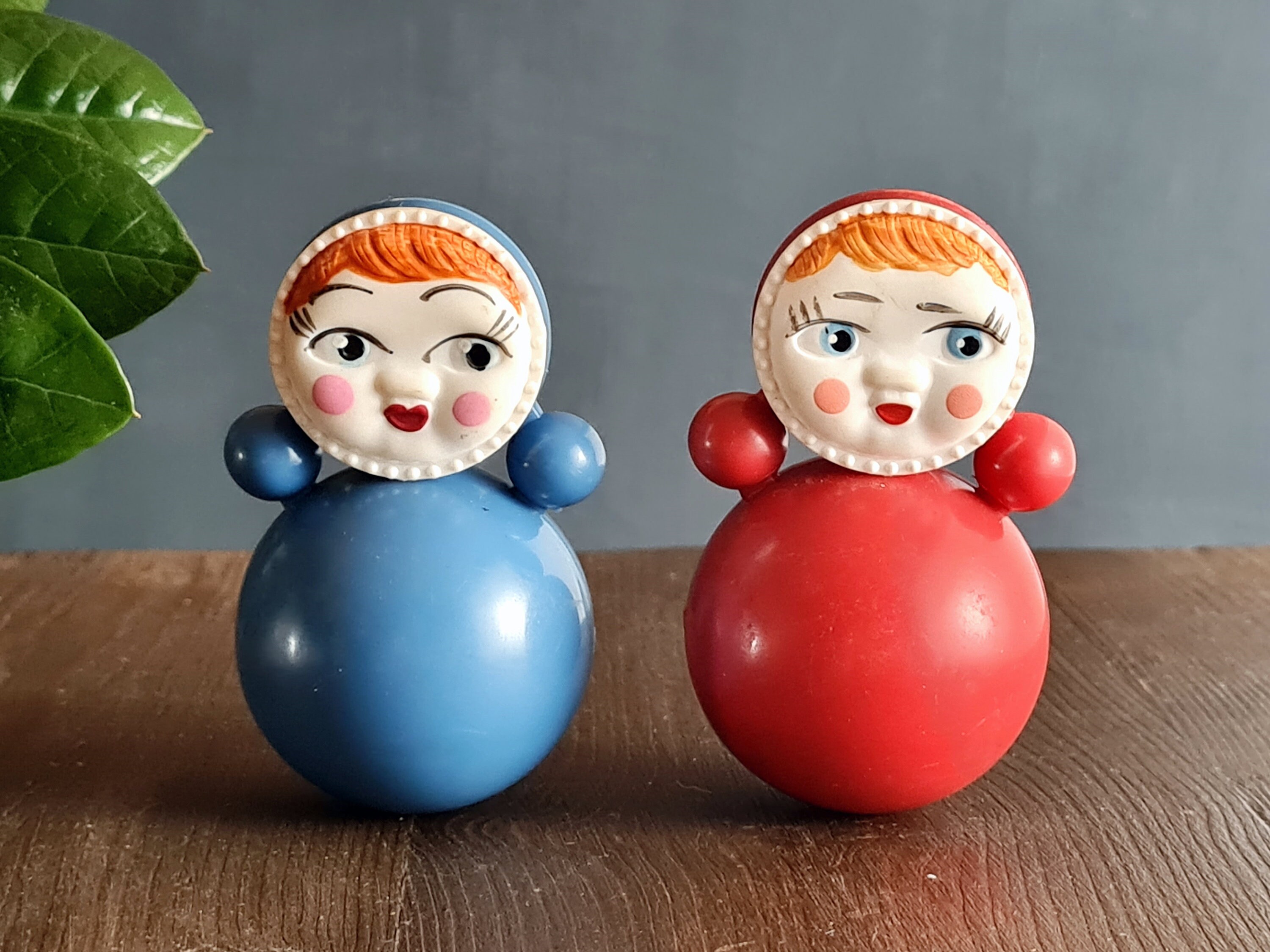 Pair Vintage Roly Poly Dolls Nevalyashka made in USSR | Etsy