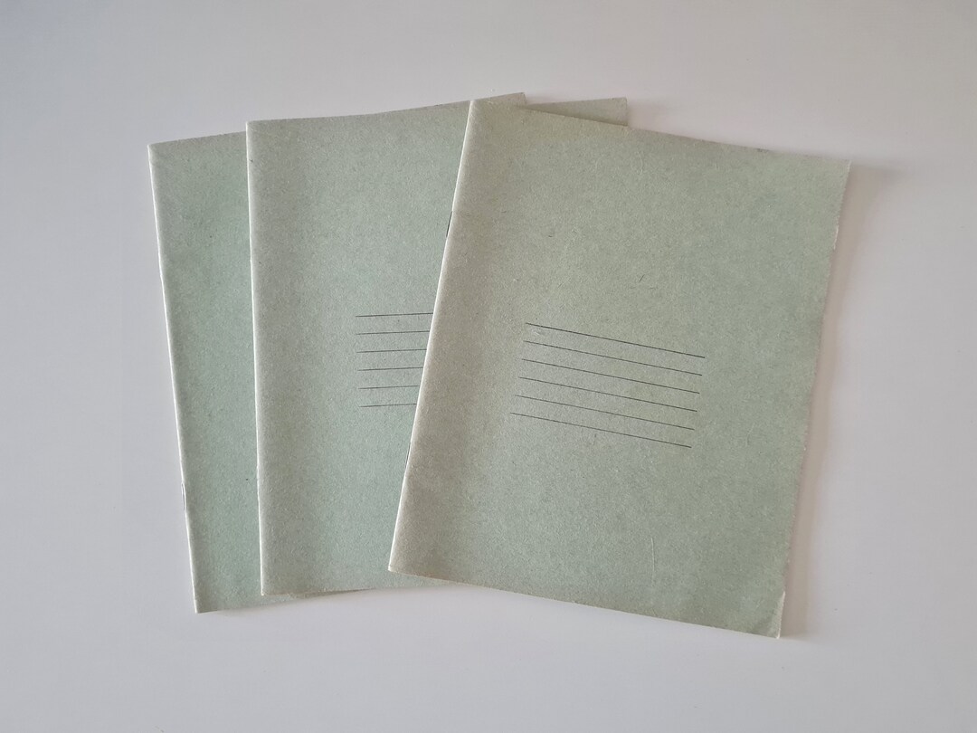 3 Pcs Soviet School Copybooks, Soviet Vintage Copybook With Checkered ...