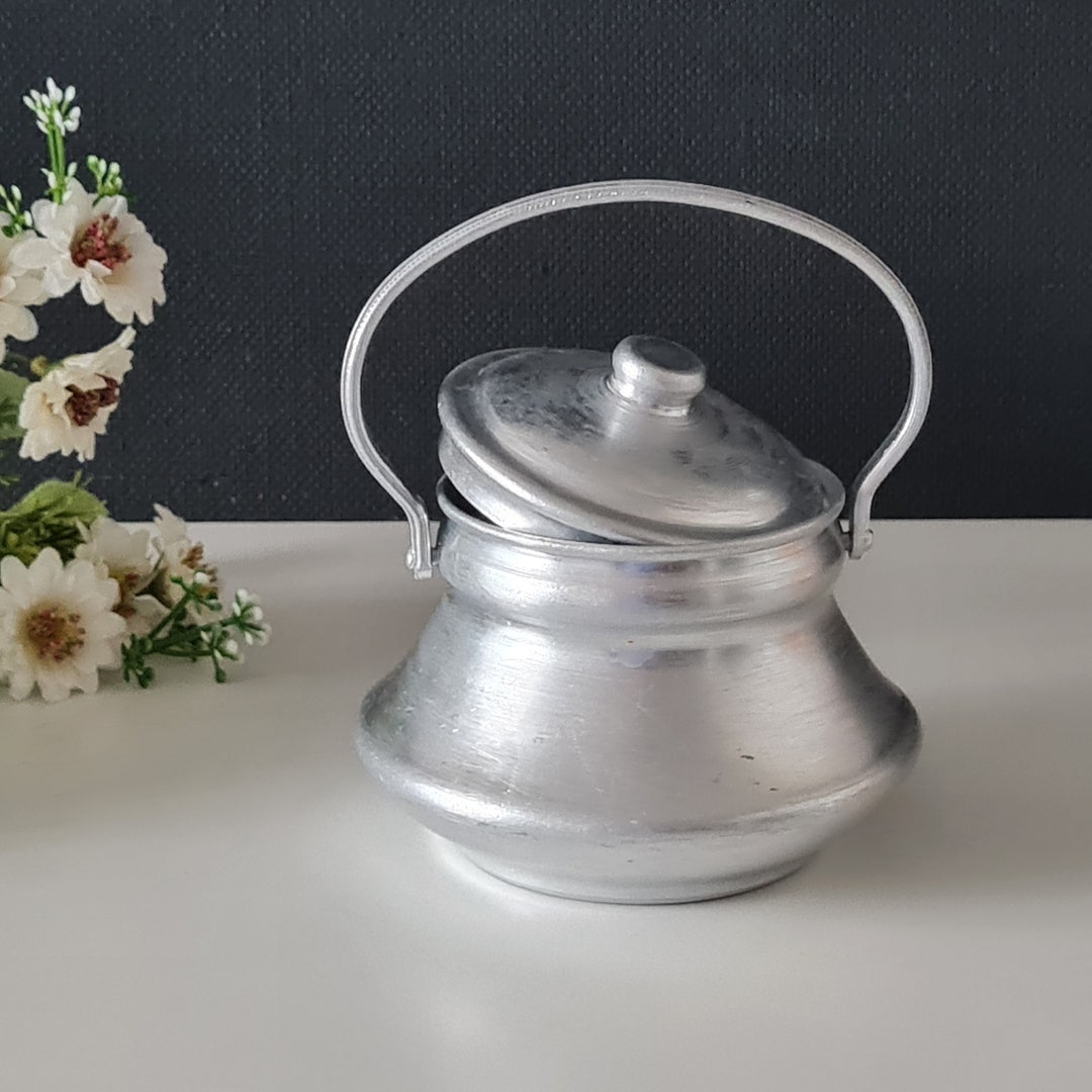 Soviet Vintage Aluminum Sugar Bowl, Soviet Kitchenware 1960s - Etsy