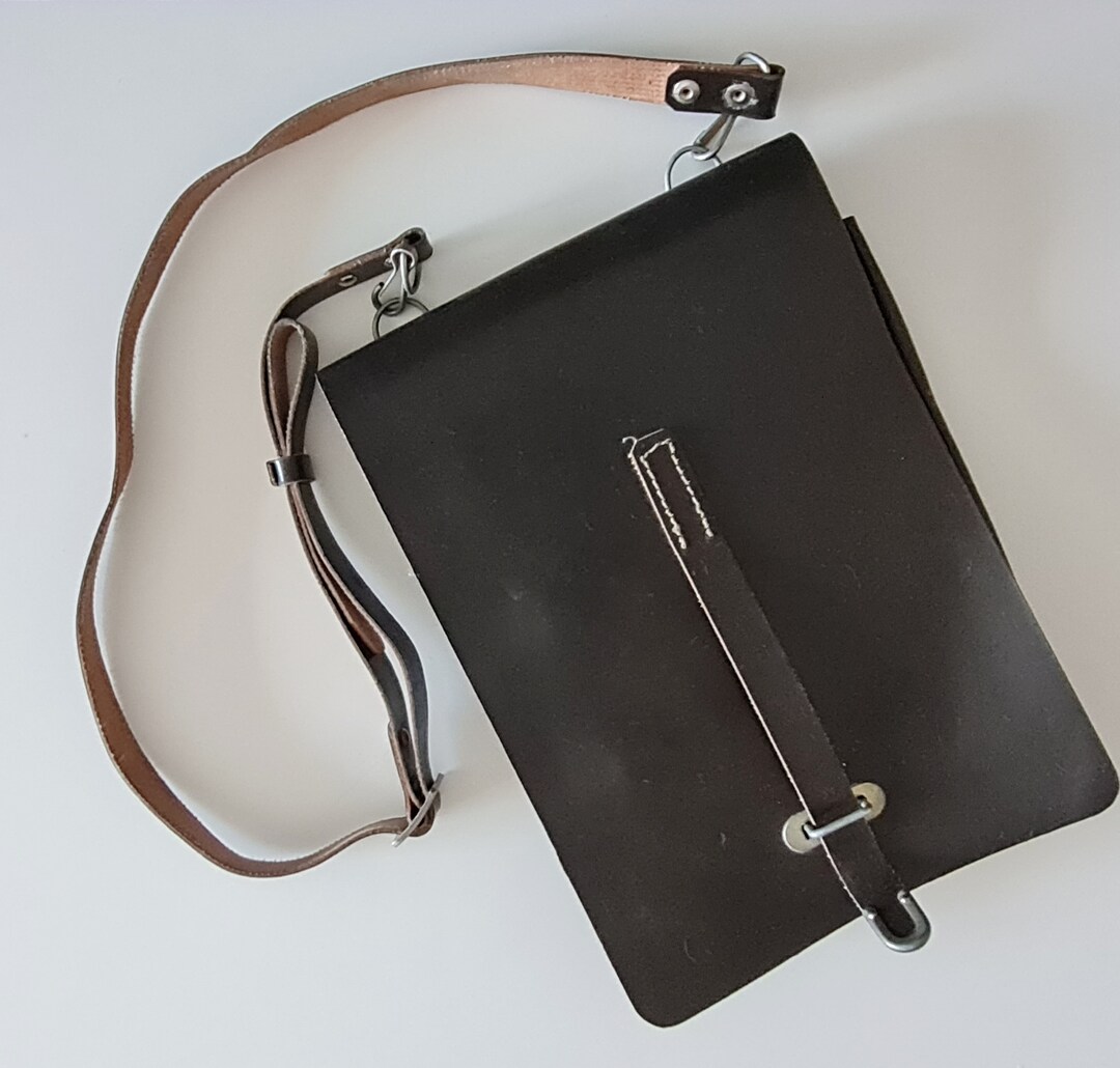 Vintage Soviet Army Officers Tablet Military Leather Bag 1979 Officer ...