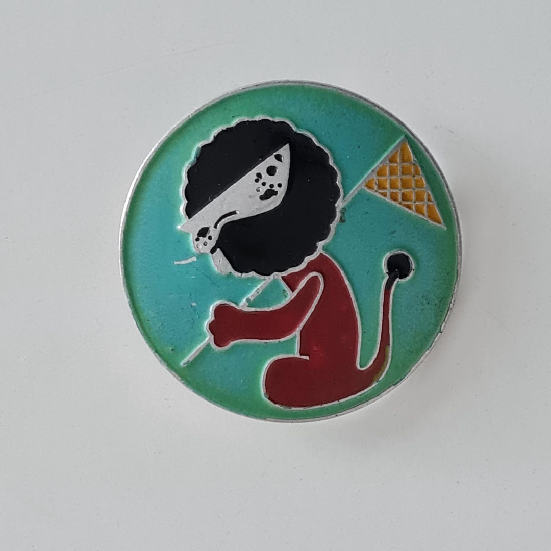 Lion Boniface, Soviet Vintage Children's Pin Badge, Soviet Cartoon ...