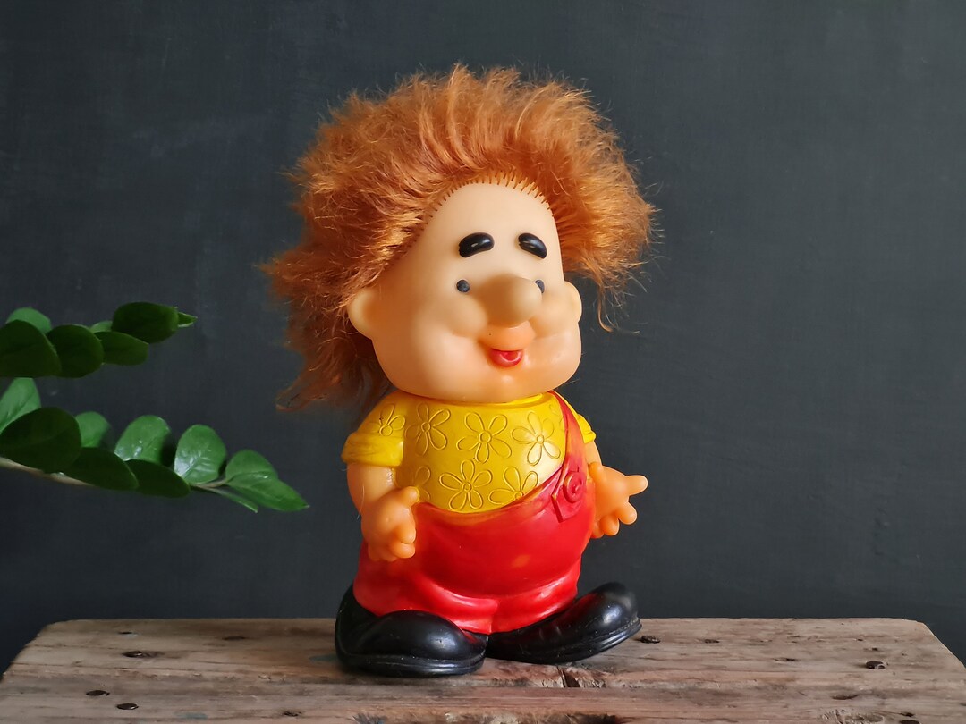 Karlson, Soviet Vintage Rubber Toy, Interior Doll, Cartoon Character ...