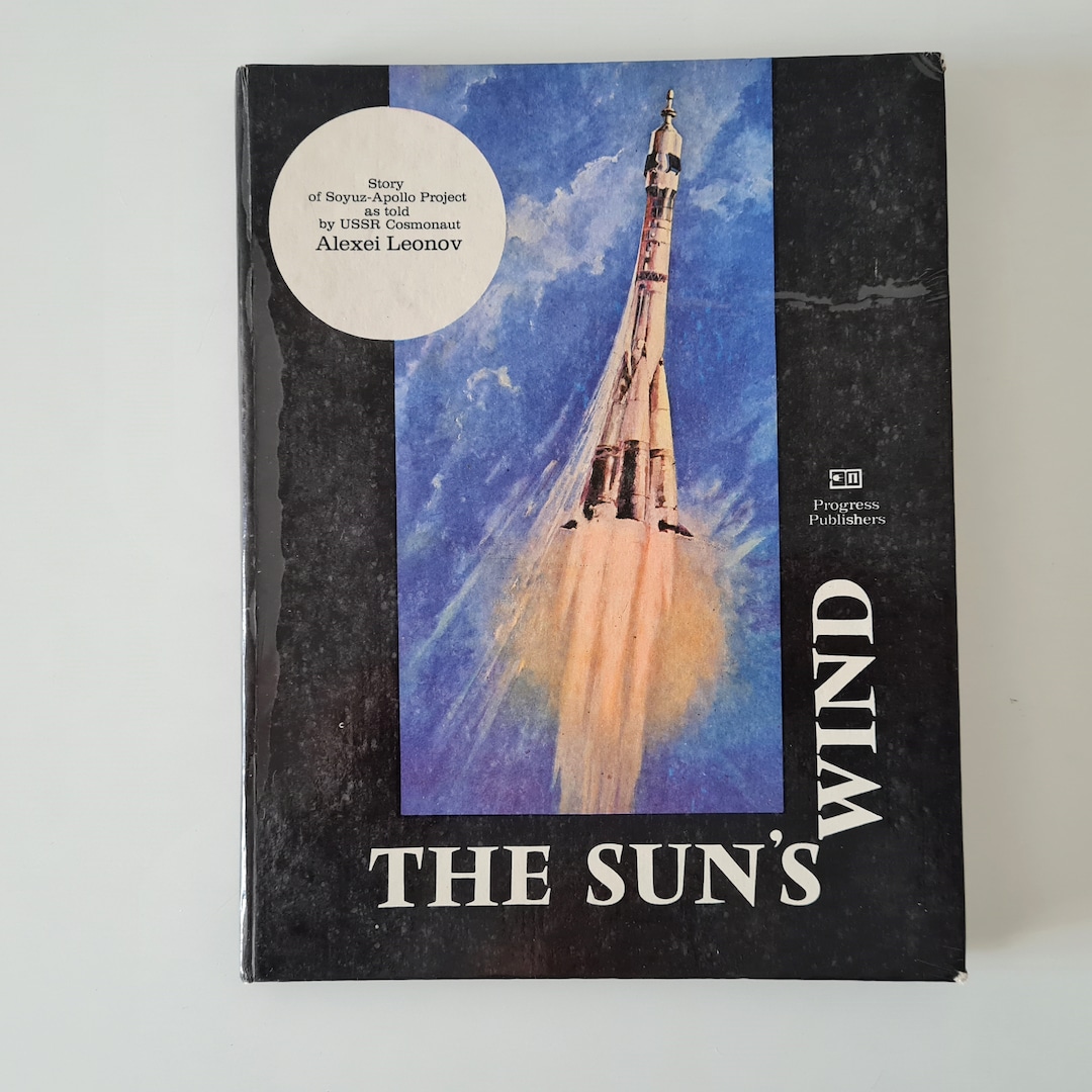 Soviet Vintage Book About Space by Alexei Leonov, Soyuz Apollo Project ...