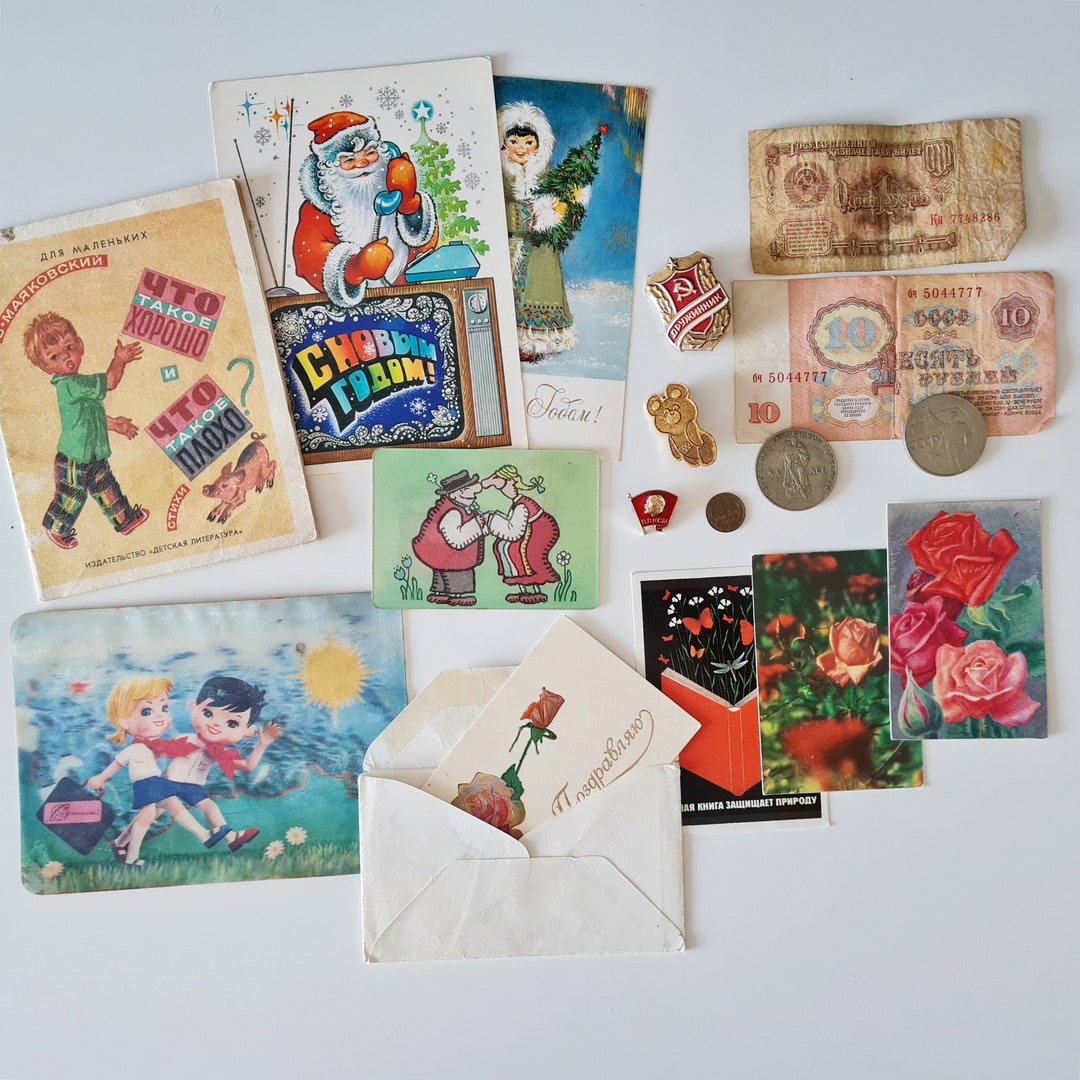 Lot of Soviet Vintage Items, USSR Products, Soviet Memorabilia, Unique ...