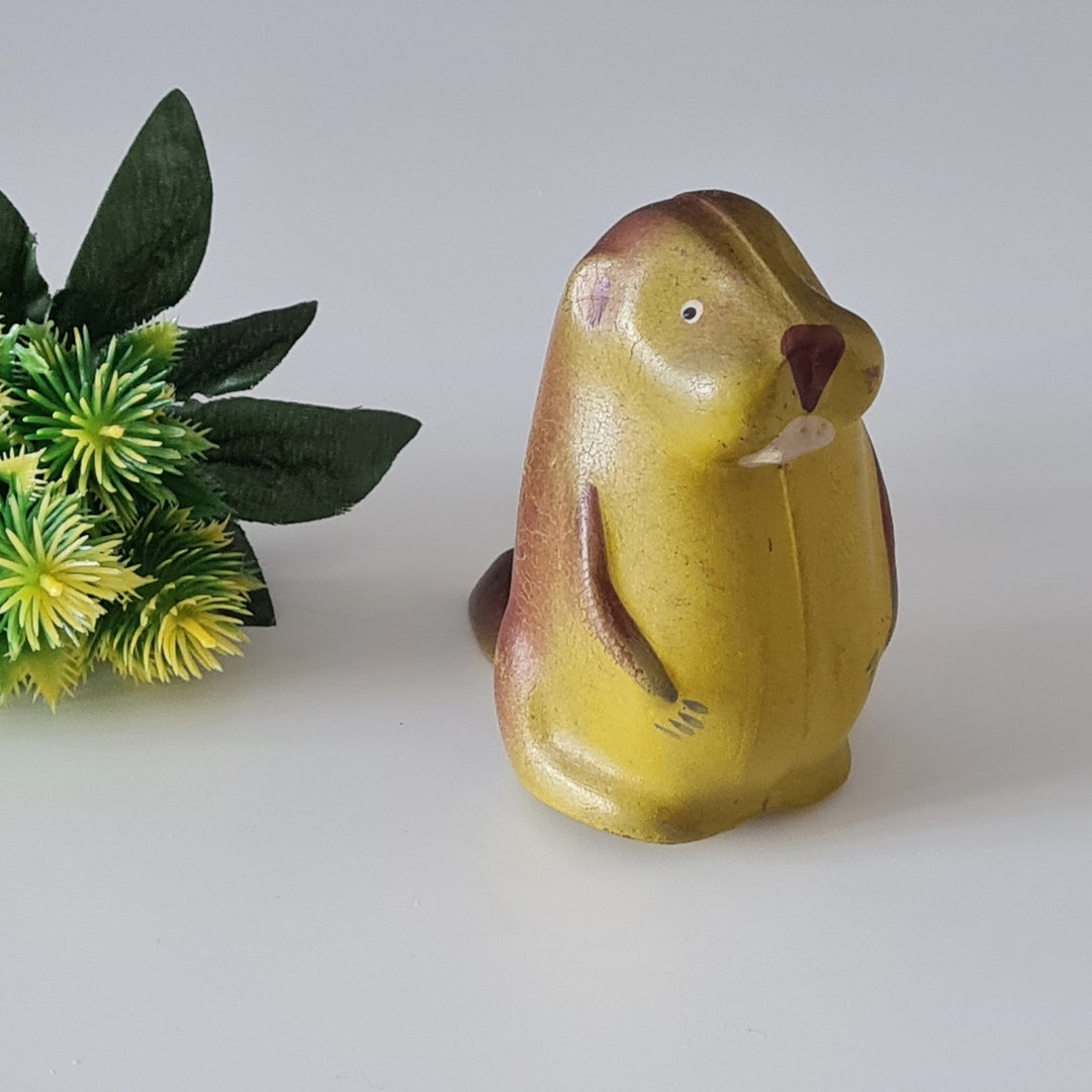 Rare Vintage Rubber Toy Beaver Soviet Vintage Toy 1960-s - Etsy