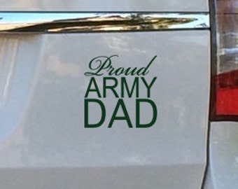 Army Dad Window Decal - Etsy