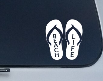 Beach Life Decal | Etsy