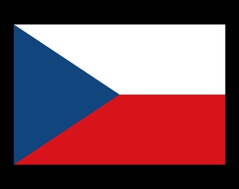 Czech Republic Car Decal - Etsy