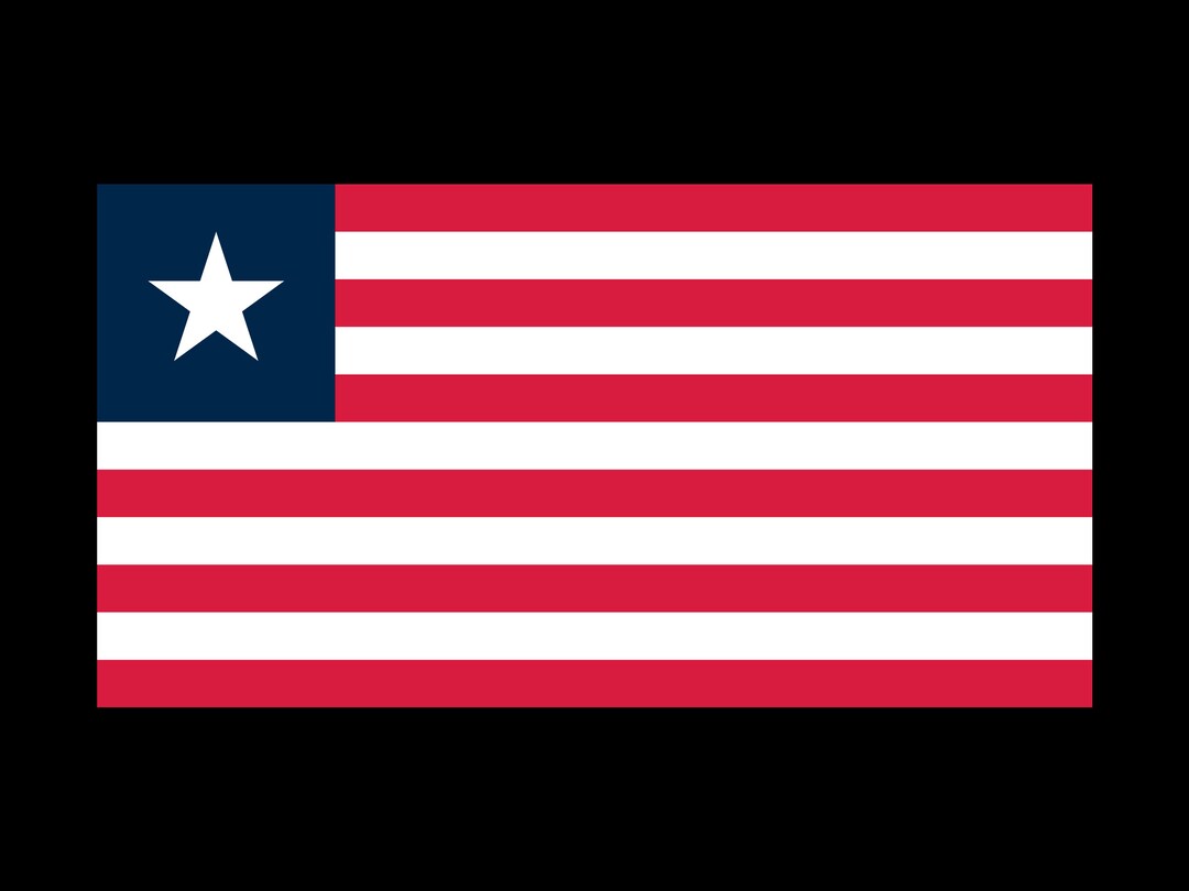 Liberia Flag, Liberian Flag, Car Window Decal, Bumper Sticker, Water ...