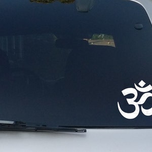Om Decal Yoga Om Car Sticker Aum Om Symbol - Etsy