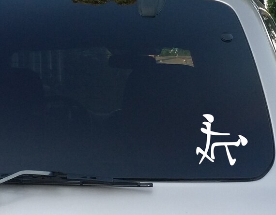 Funny Stick Figure Stick Figure Decal Stick Figure | Etsy