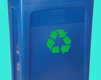 Recycle Symbol Sticker | Etsy