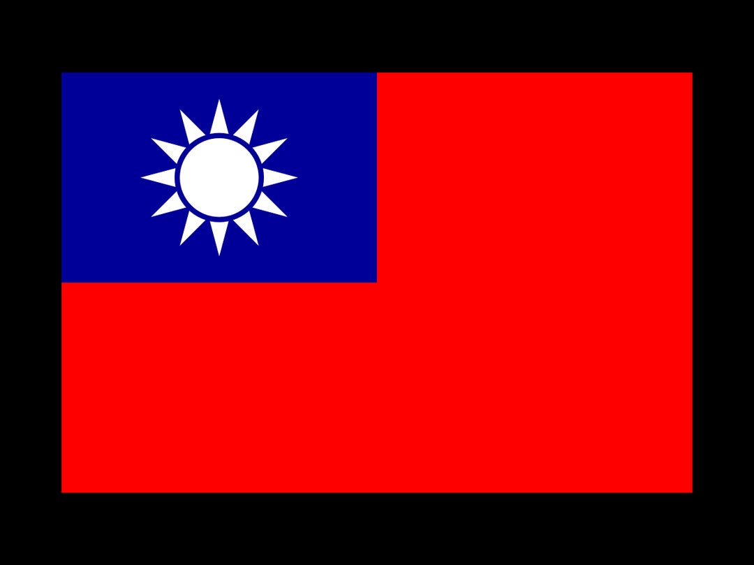 Taiwan Flag, Taiwanese Flag, ROC Flag, Car Window Decal, Bumper Sticker ...