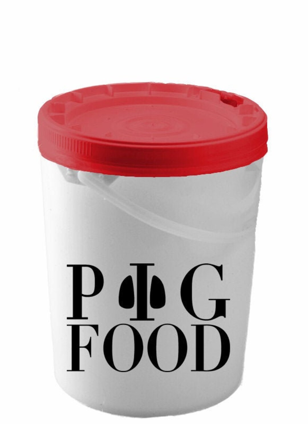 Pig Food Decal, Pig Food Storage Decal, Pig Food Container Decal, Pig ...