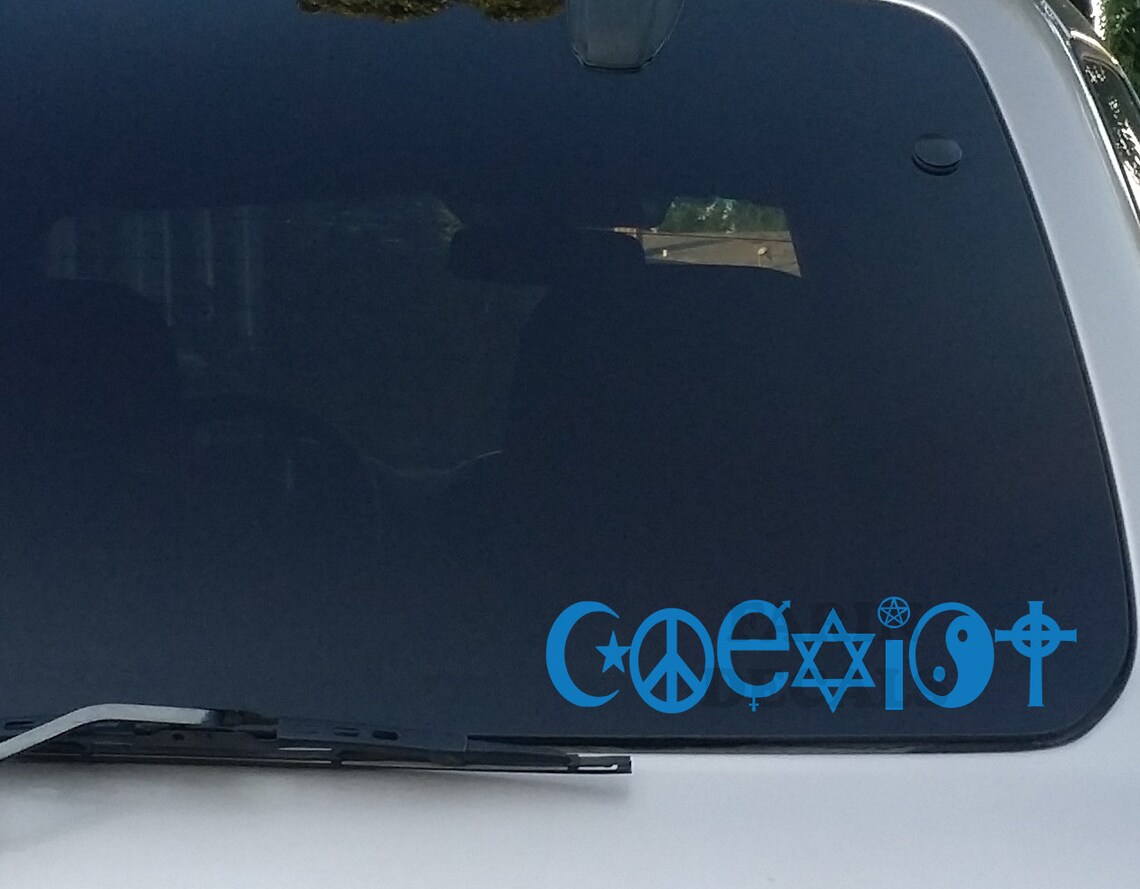 Coexist Sticker Coexist Bumper Sticker Coexist Decal Car - Etsy