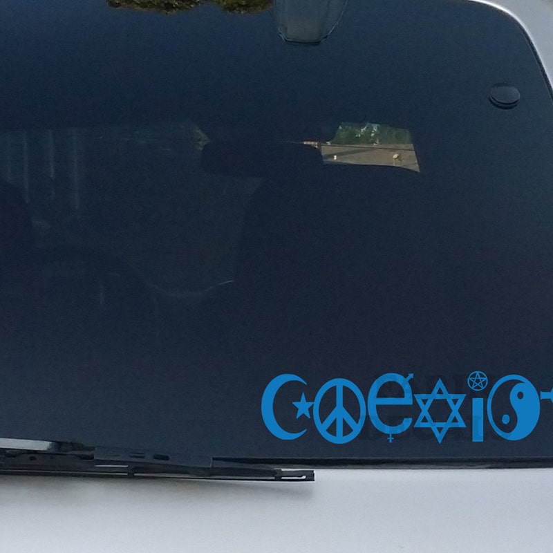 Coexist Sticker - Etsy
