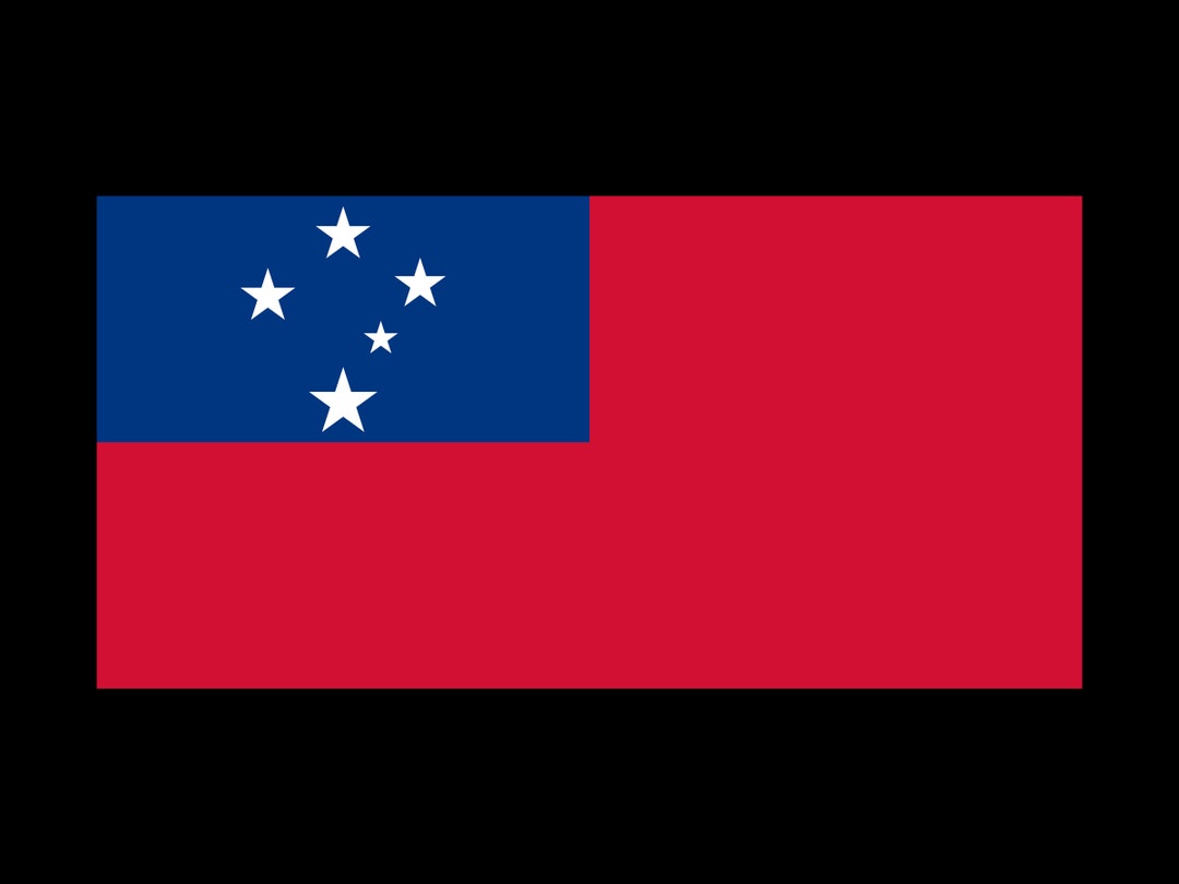 Samoa Flag, Samoan Flag, Car Window Decal, Bumper Sticker, Water Bottle ...