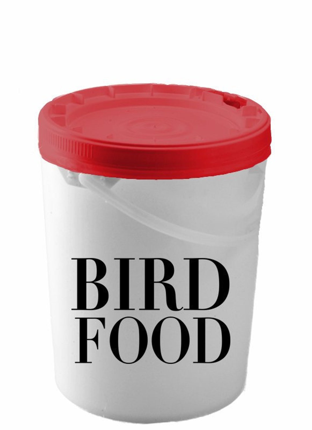 Bird Food Storage Decal, Bird Food Container Decal, Bird Decal, Bird ...