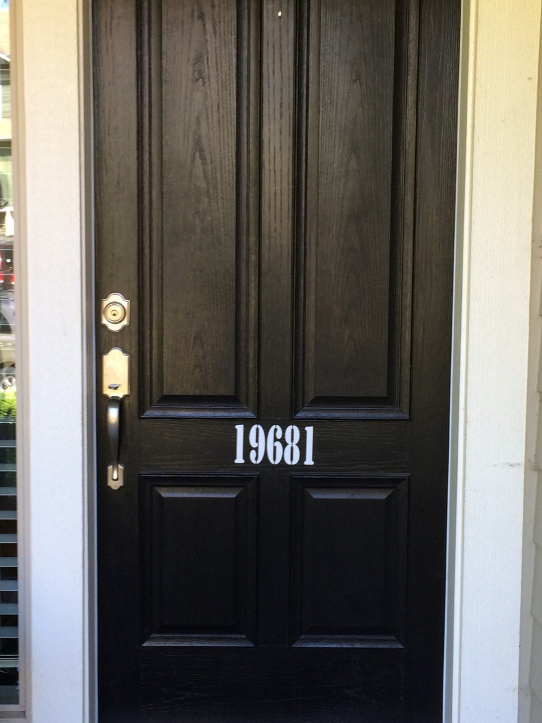Front Door Decal, Mailbox Address Decal, House Number Decal, House ...