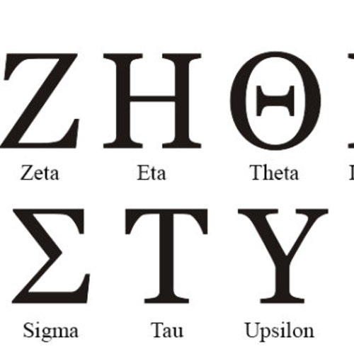 Greek Letters Alphabet Sorority Fraternity Decal Sticker - Etsy