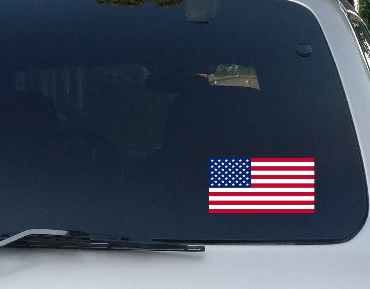 American Flag United States Flag USA Flag Car Window Decal - Etsy
