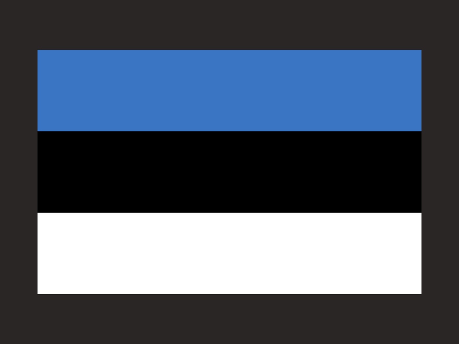 Estonia Flag, Estonian Flag, Car Window Decal, Bumper Sticker, Water ...