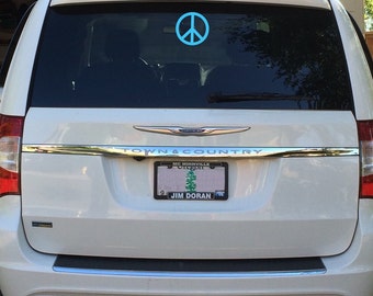 Peace Sign Decal | Etsy