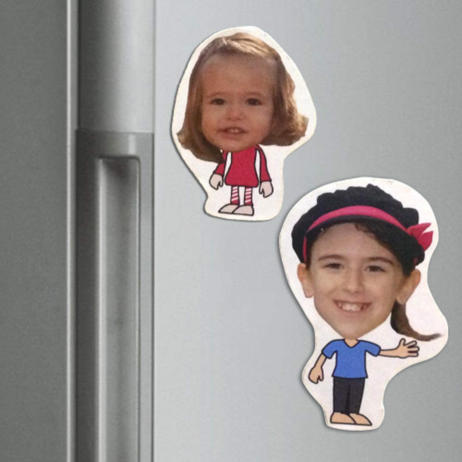 ME Magnets, Family, Friends, Funny, Cartoon-look, Custom Magnets- 3 to ...