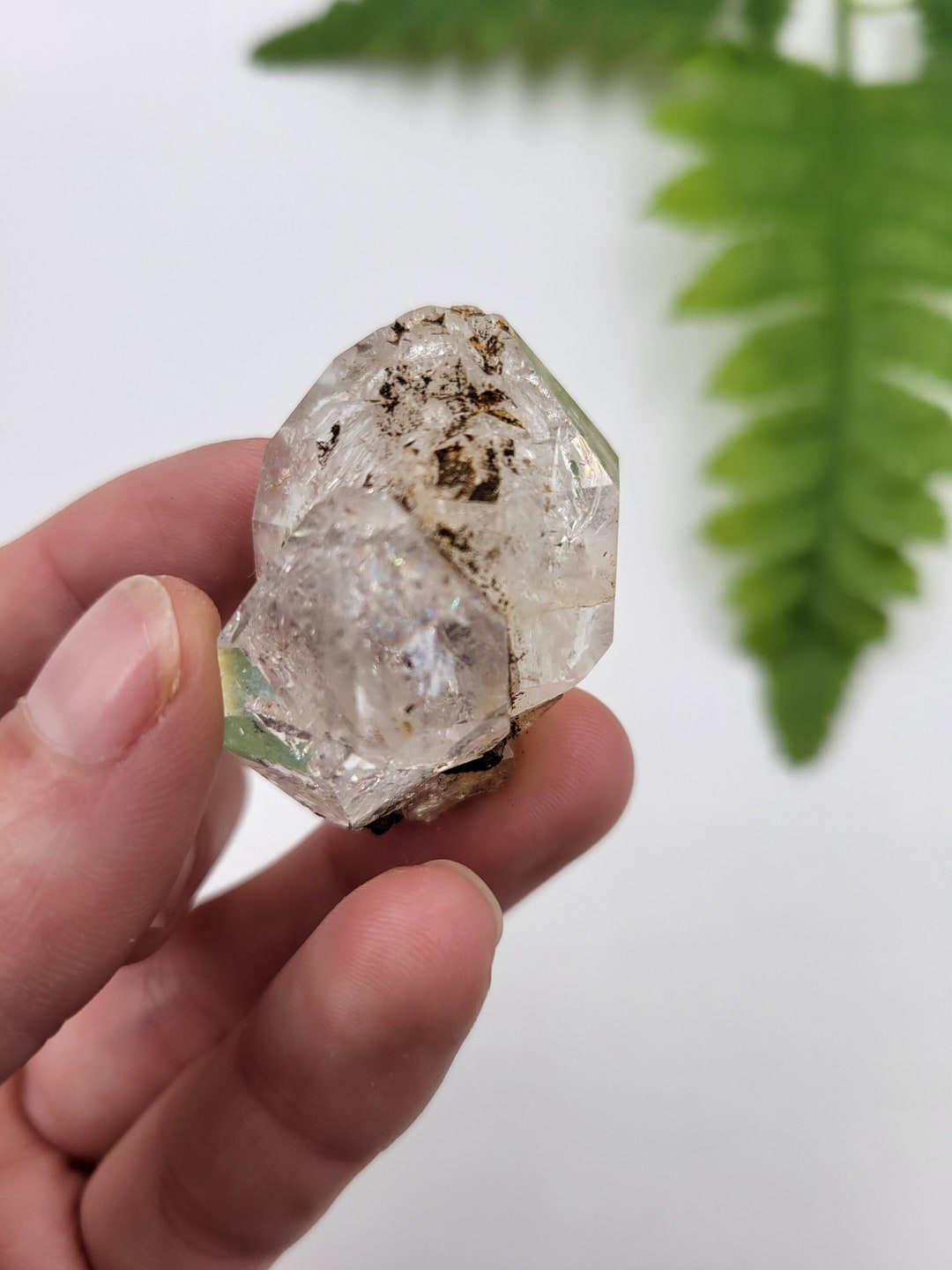Herkimer "diamond". Quartz Variety Herkimer Diamond. Naturally ...