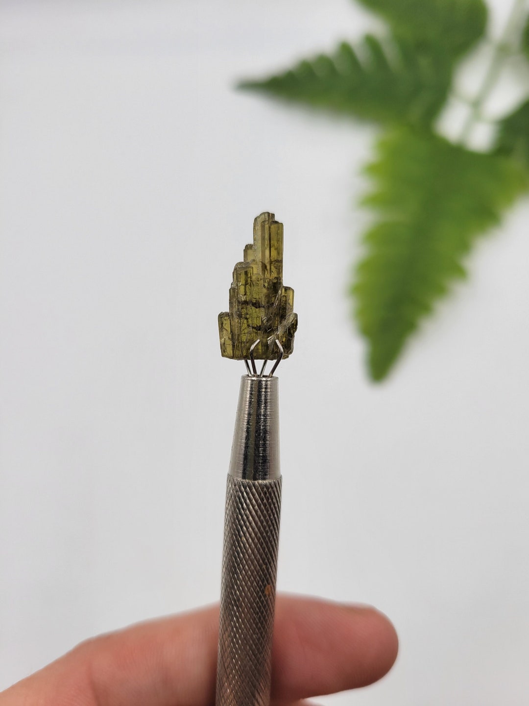 Terminated Gem Epidote. Epidote Specimen. Raw Epidote Termination. 100% ...