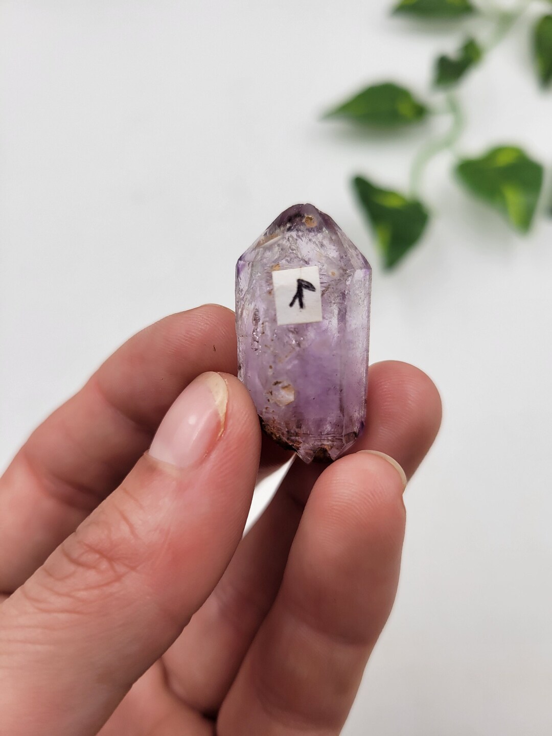 Rare Moving Enhydro Shangaan Amethyst Point. Rare Elestial Amethyst ...