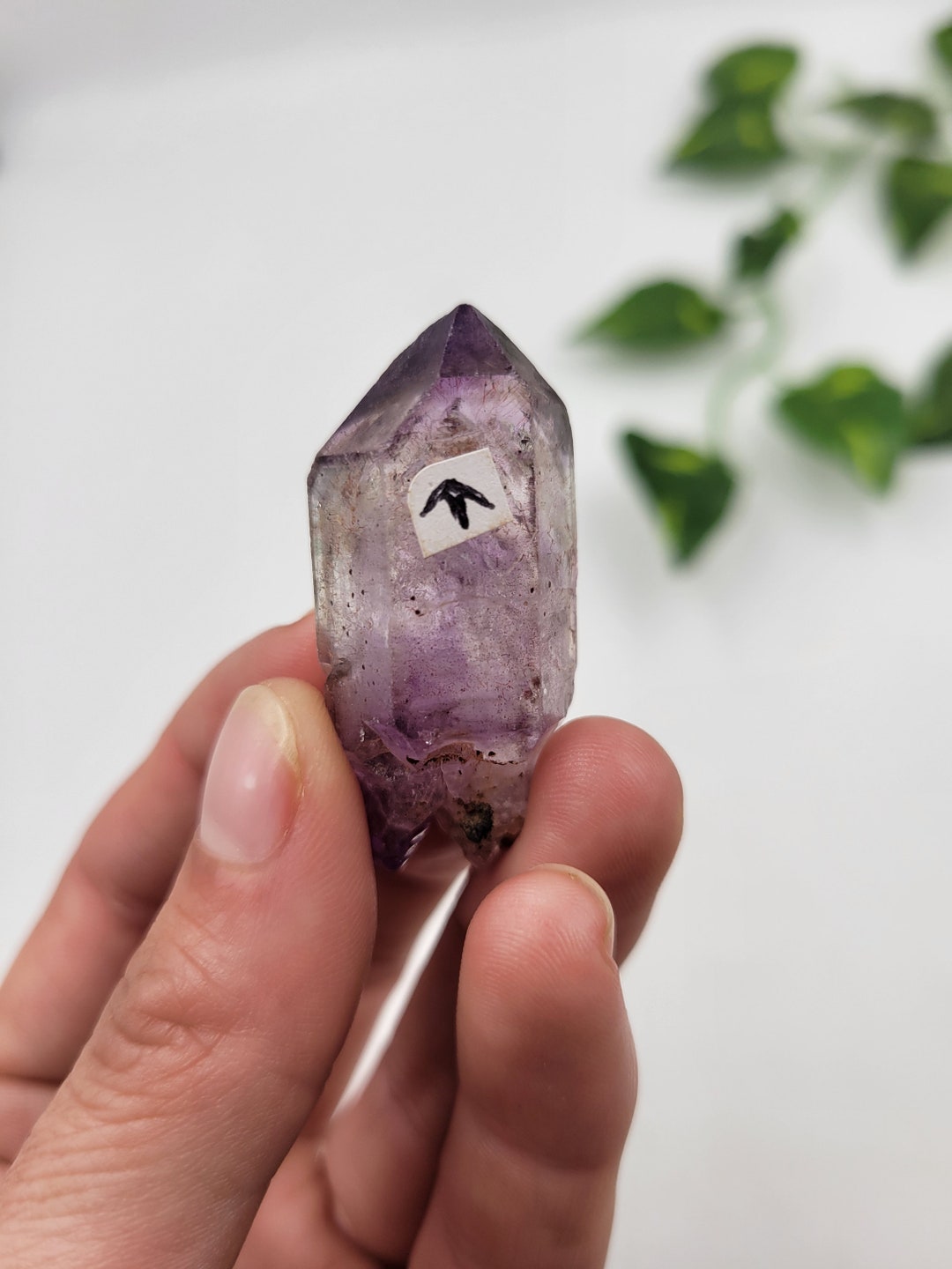 Rare Moving Enhydro Shangaan Amethyst Point. Rare Elestial Amethyst ...