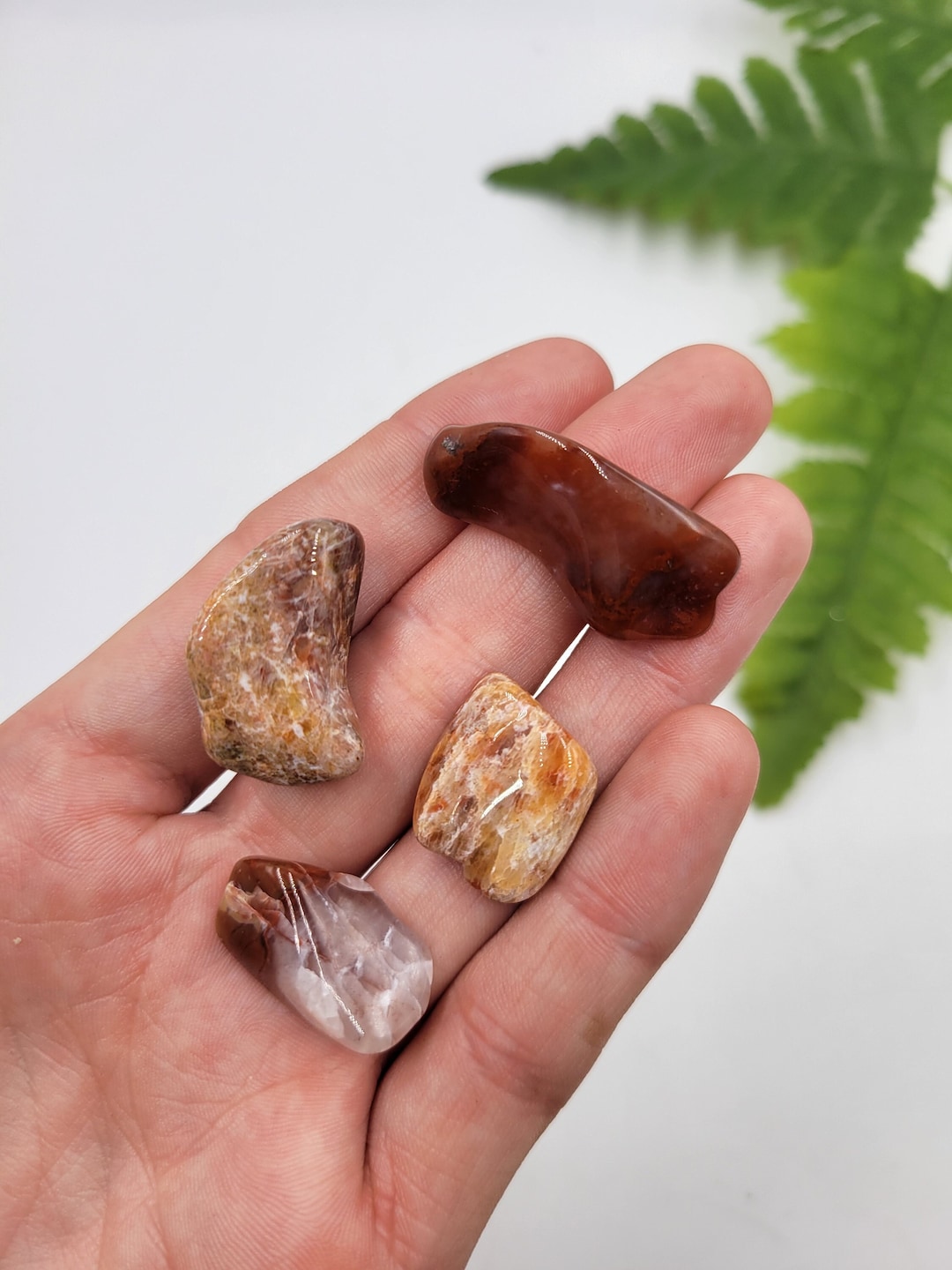 Red "pigeon Blood" Agate Tumbles. Rare Find. 100% Natural. Red Agate ...