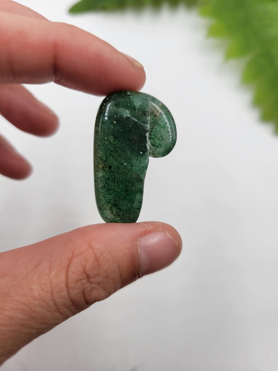 Tumbled Green Tanzberry Quartz. Fuchsite Included Quartz Rare. "emerald ...
